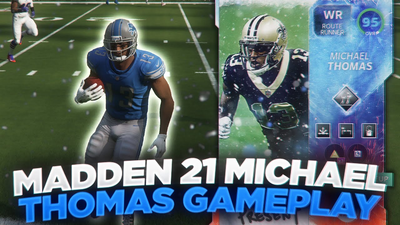 YOU REALLY CAN'T GUARD MIKE! GHOST OF MADDEN PRESENT MICHAEL THOMAS ...