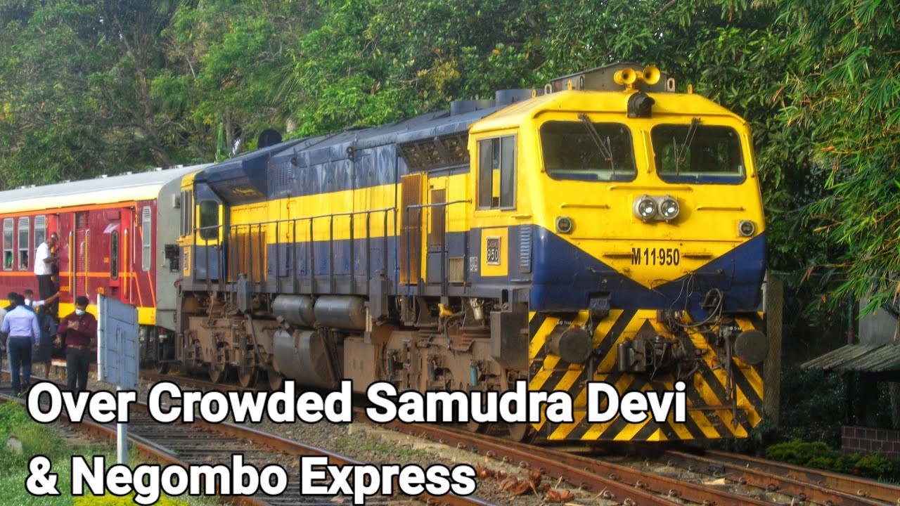 Over Crowded Samudra Devi & Negombo Express - YouTube