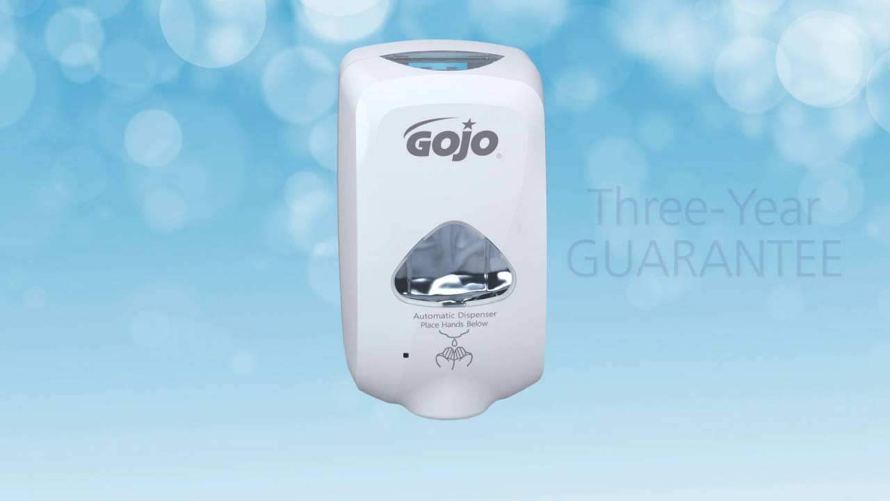 GOJO® TFX™ Dispenser (Animated) - YouTube