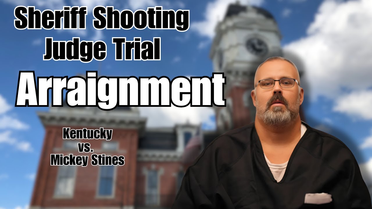 LIVE: Sheriff on Trial for Judge’s Murder — KY v. Shawn Stines — Arraignment - YouTube