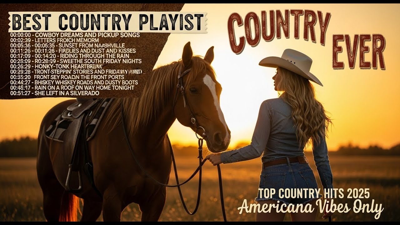 Country Roads Playlist Inspired by Trace Adkins, Luke Combs, Kane Brown ...