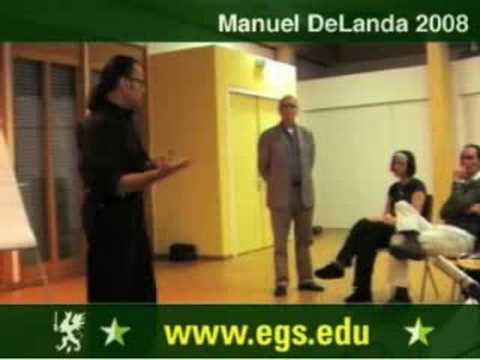 Manuel DeLanda. Materialism, Experience and Philosophy. 2008 12/12 ...