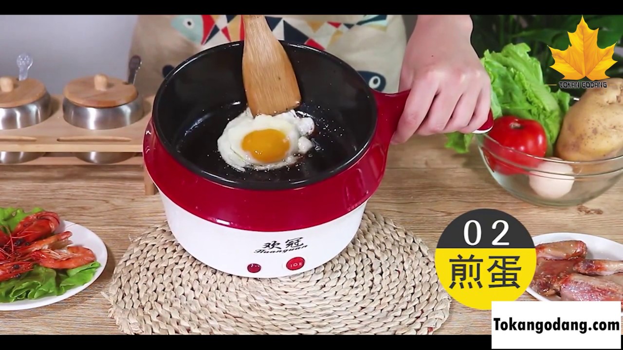 Adjustable Electric NonStick Ceramic Frying Pan Rice Multi Mini Rice ...