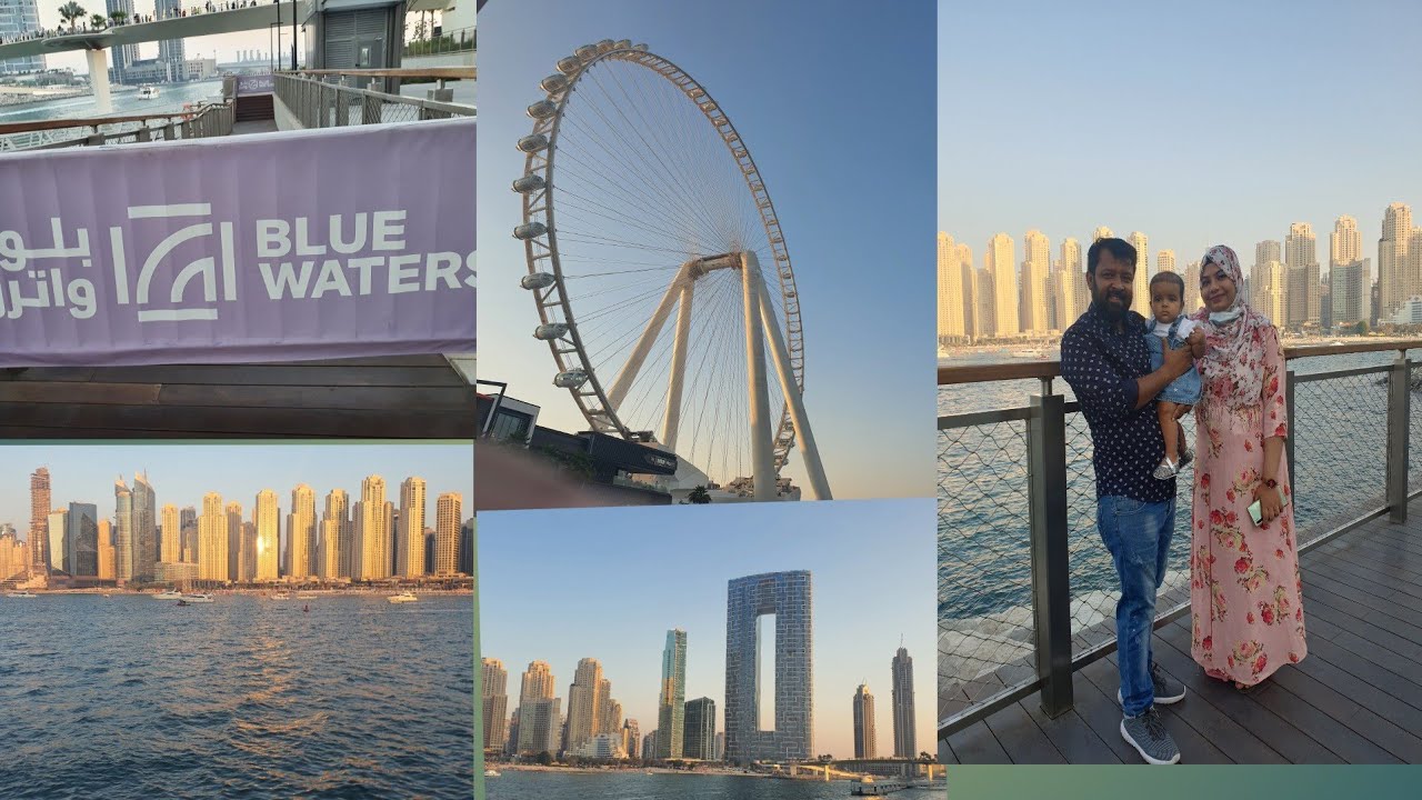 Enjoying Dubai Blue Water Island!!! - YouTube