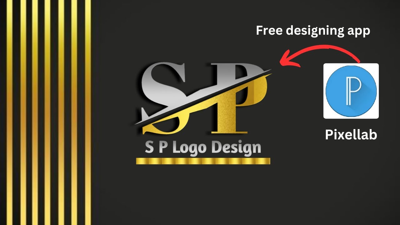 SP Logo Design | Pixellab Logo Design | Logo Design Tutorial - YouTube
