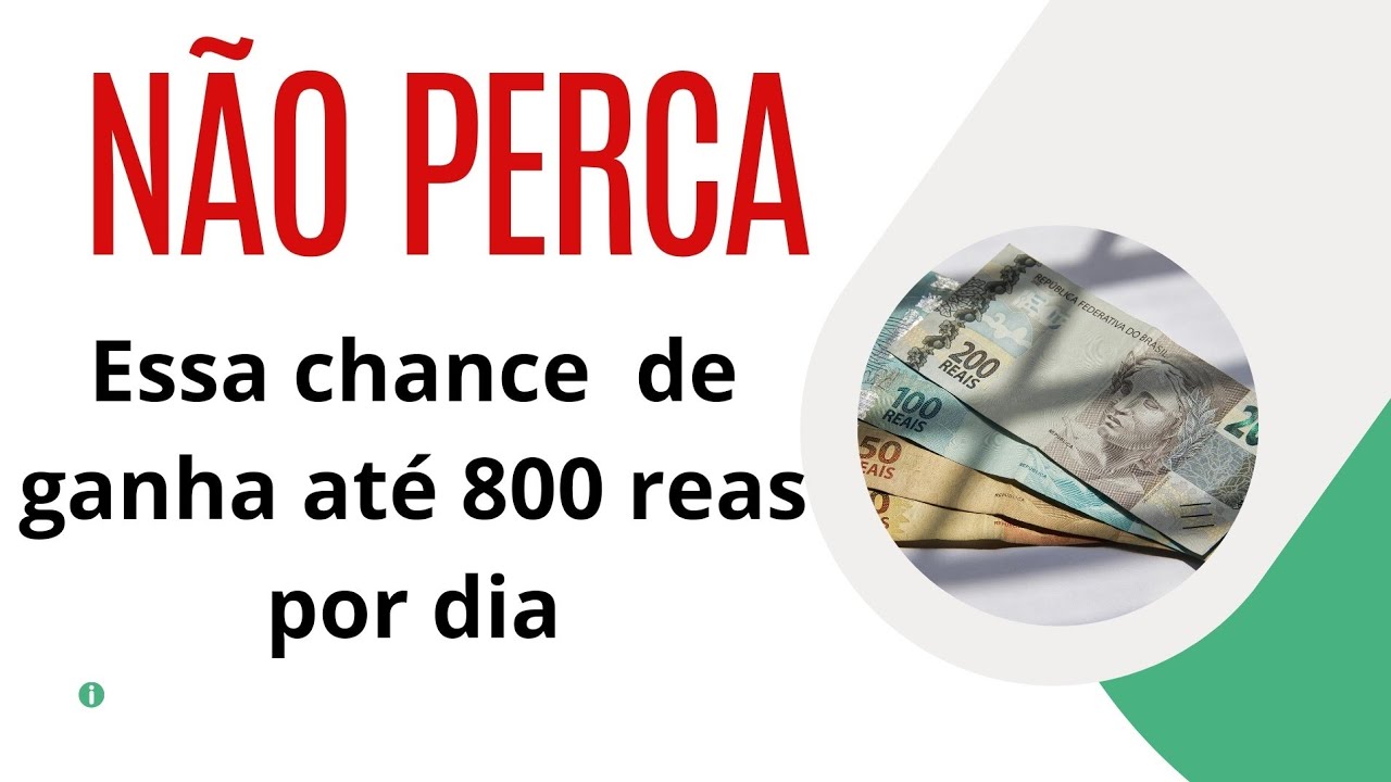 eu ganho de 800 a. 1.000 reas por dia fazendo isso - YouTube