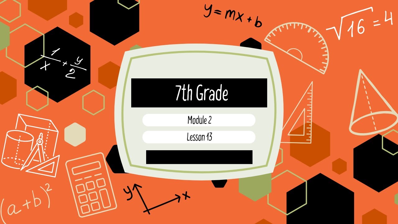 7th Grade Module 2 Lesson 13 (Eureka Math Squared) - YouTube
