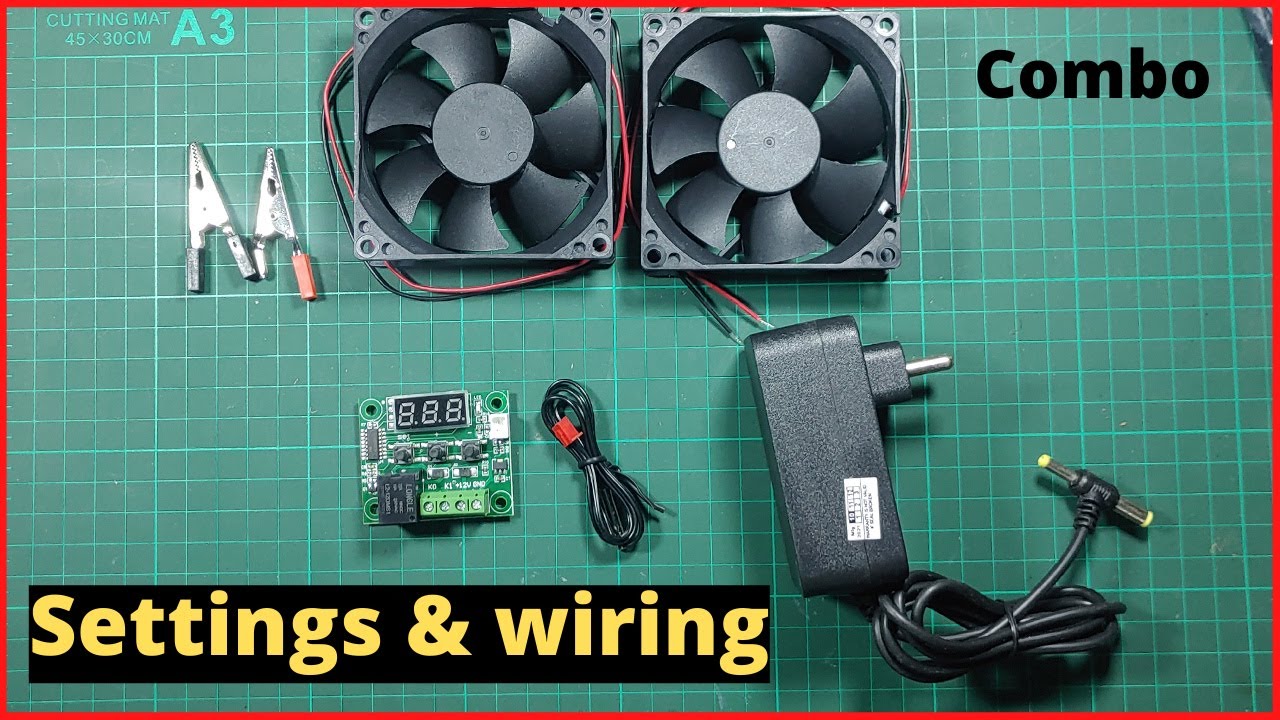 How To Use W1209 thermostat Temperature Sensor//Setting & Wiring ...