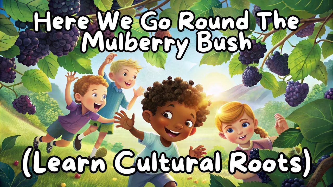 Here We Go Round The Mulberry Bush - Song with vocals (Kids Songs ...