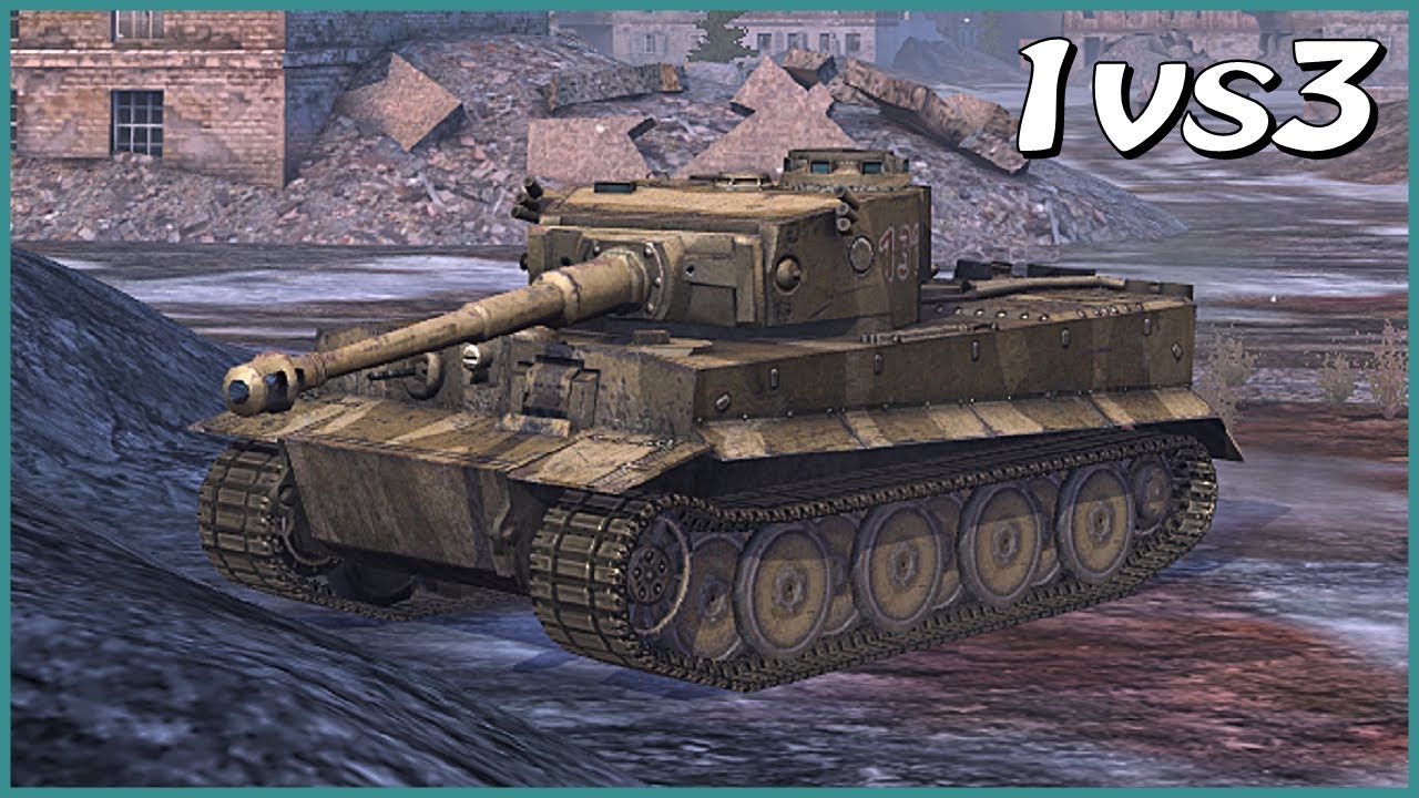 WOT Blitz 1v3 / Tiger 131 / 6 frags / 3.5k dmg - YouTube