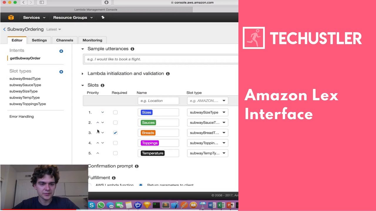 Building Chatbots - Amazon Lex Interface - YouTube