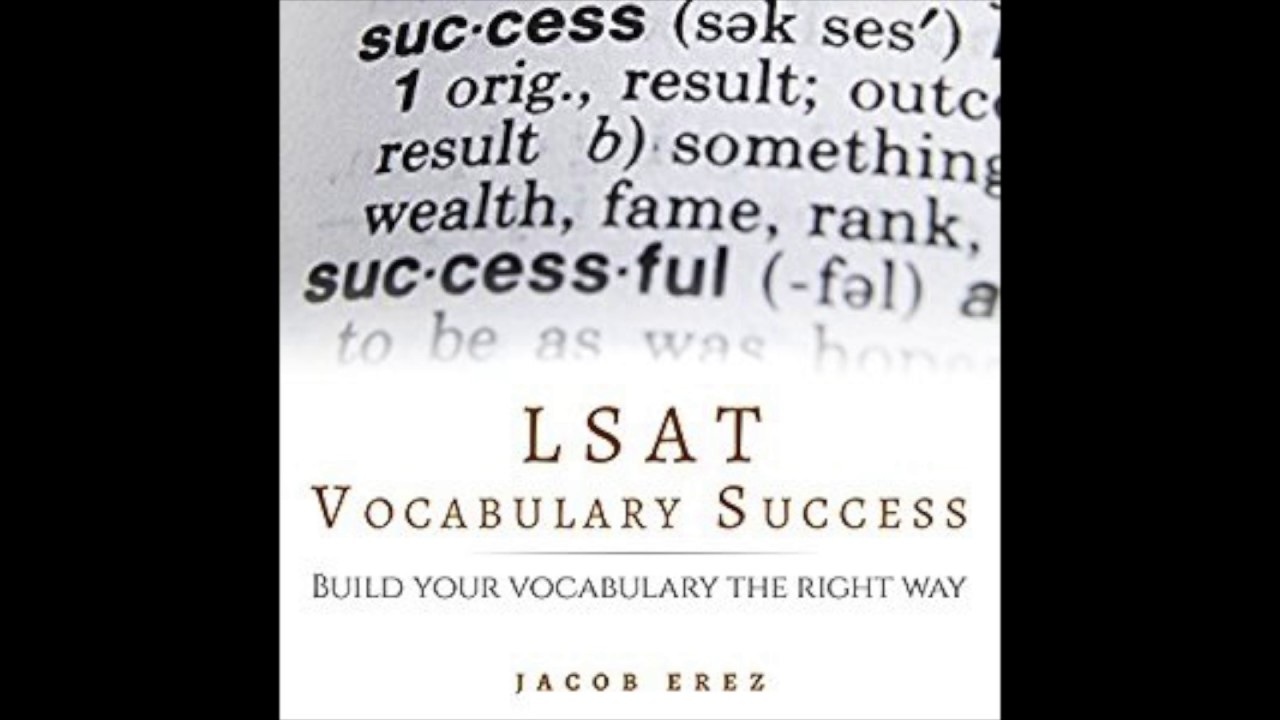Audibook Narrator Matt Haynes LSAT VOCABULARY SUCCESS by Jacob Erez ...