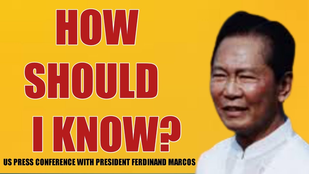 U.S NATIONAL PRESS CONFERENCE WITH PRESIDENT FERDINAND E. MARCOS - YouTube