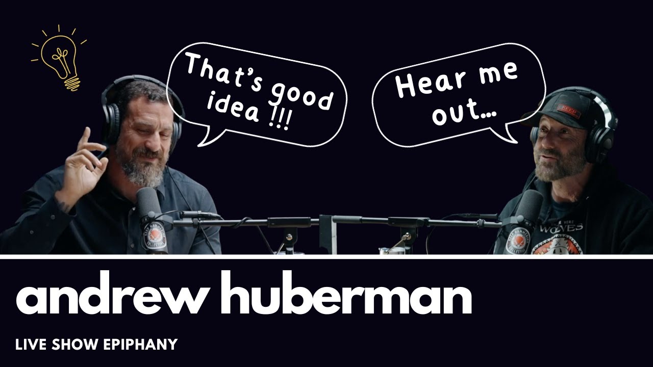 🤯 💡 Amazing Andrew Huberman idea on a live podcast with Cameron Hanes ...