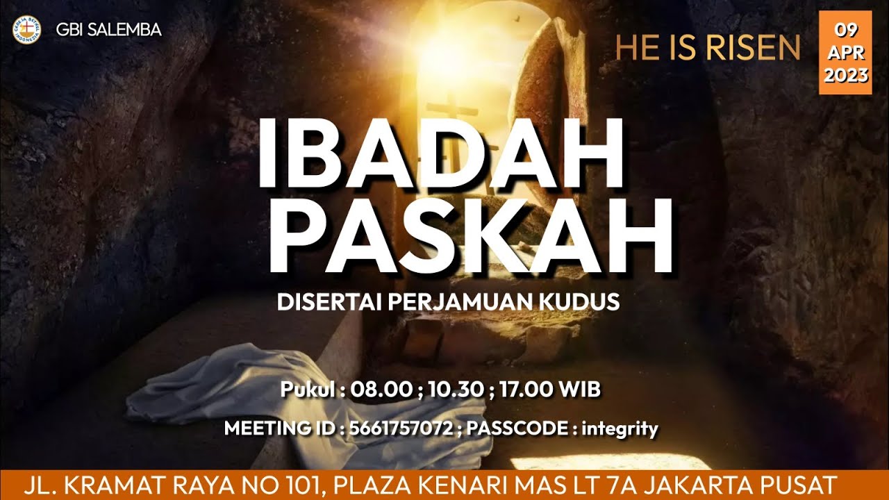 IBADAH PASKAH 2 - MINGGU, 9 APRIL 2023 - YouTube