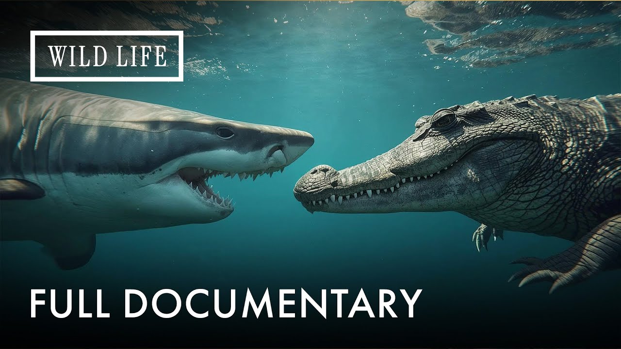 Deadly Predators Face-Off: Shark vs Crocodile | Shark V Croc | Full ...