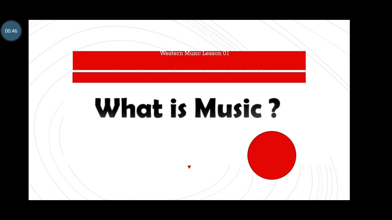 WESTERN MUSIC Lesson 01- What is Music? - YouTube