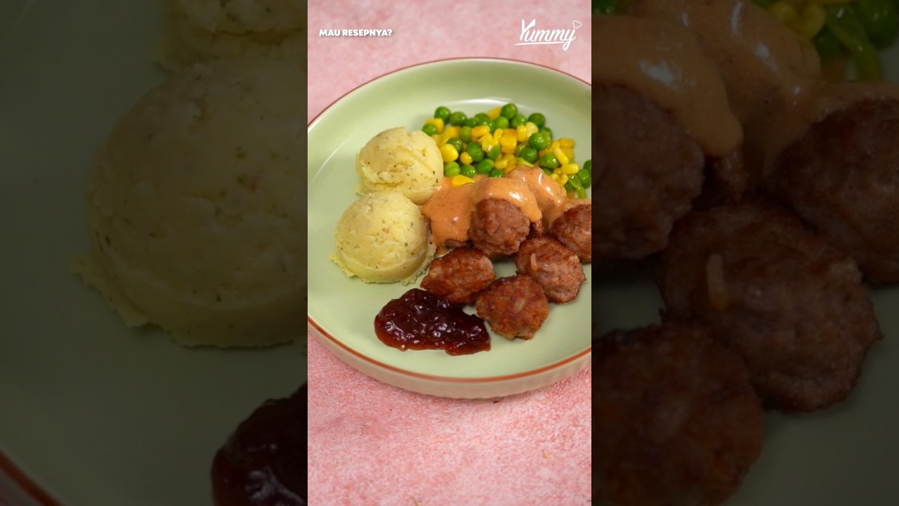 Swedish Meatball ini asalnya dari Swedia yg terbuat dari daging cincang ...