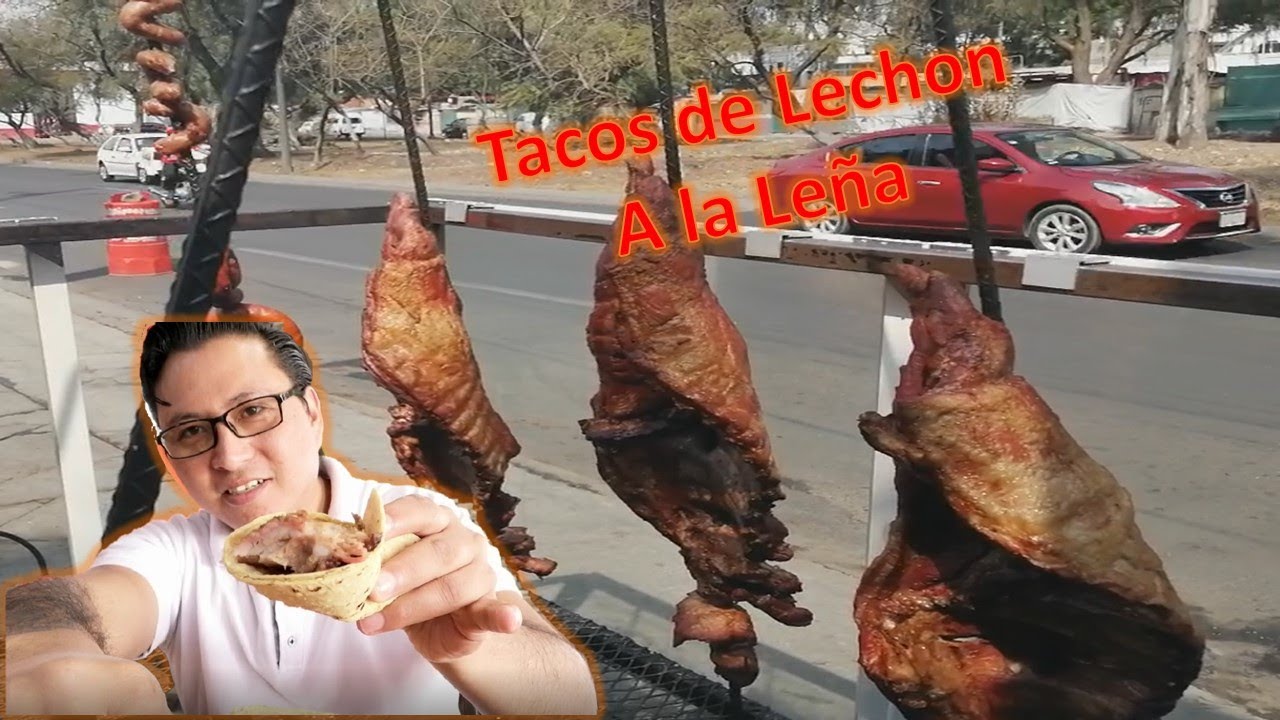 Tacos de lechón a la leña, Realmente buenísimos - YouTube
