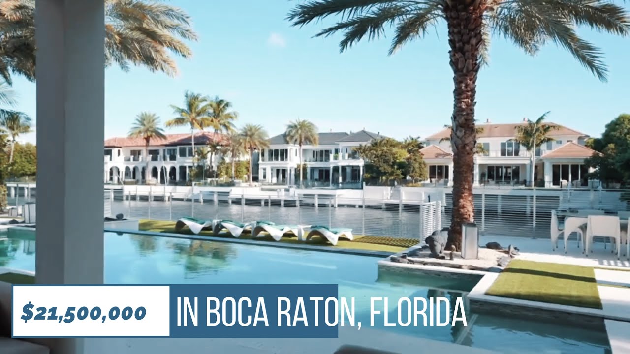 Price of $21,500,000 in Boca Raton, Florida - YouTube
