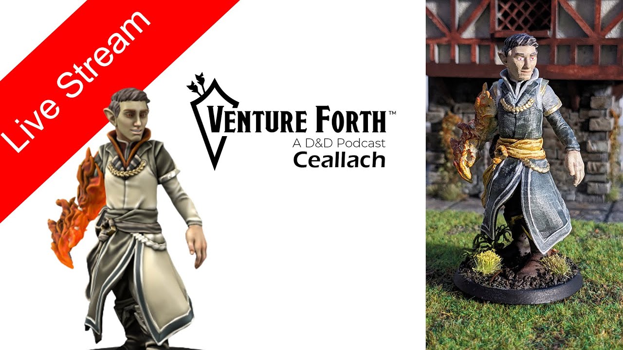 Creative Stream #20 - A Tribute To Venture Forth - Painting 75mm Figurine of the Character ...