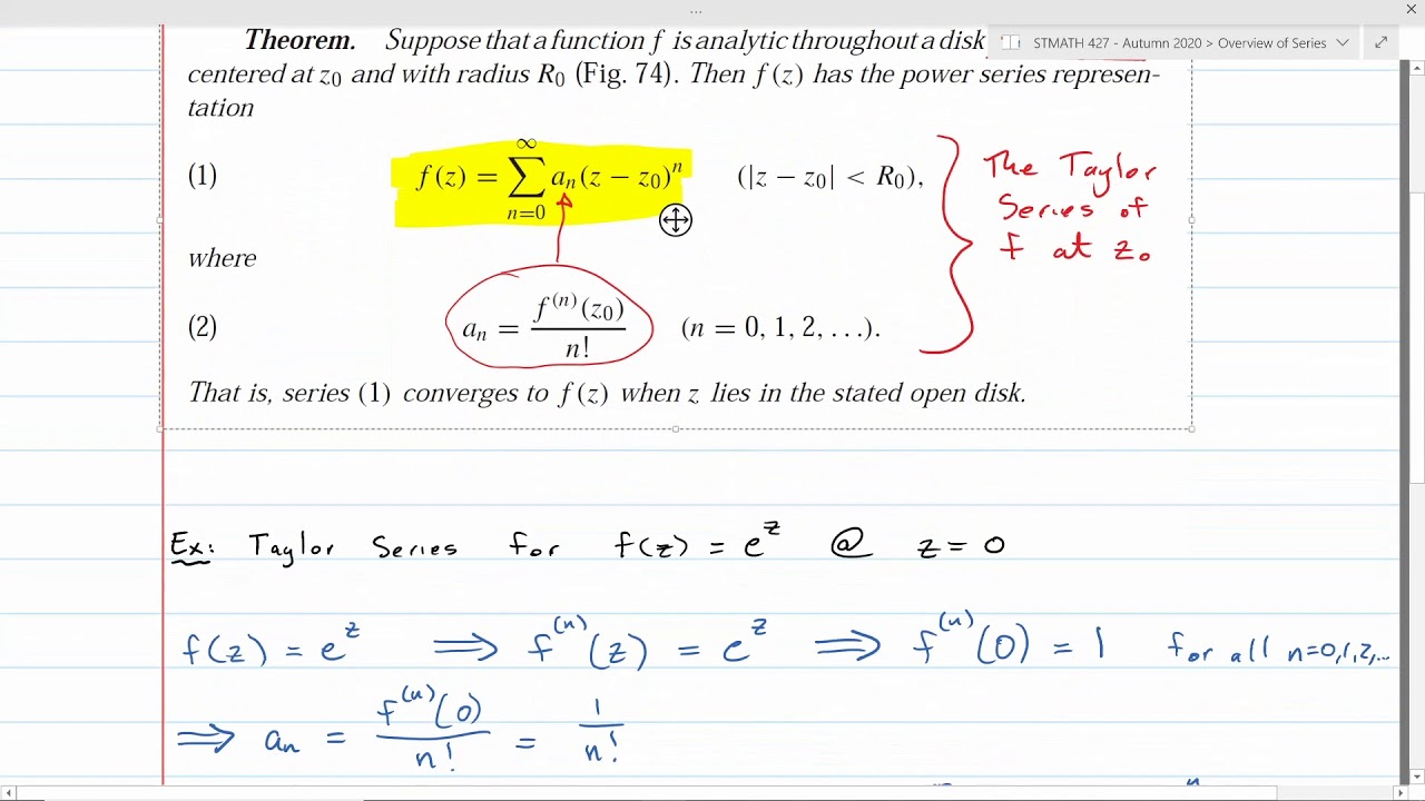 Complex Variables - Residues - YouTube