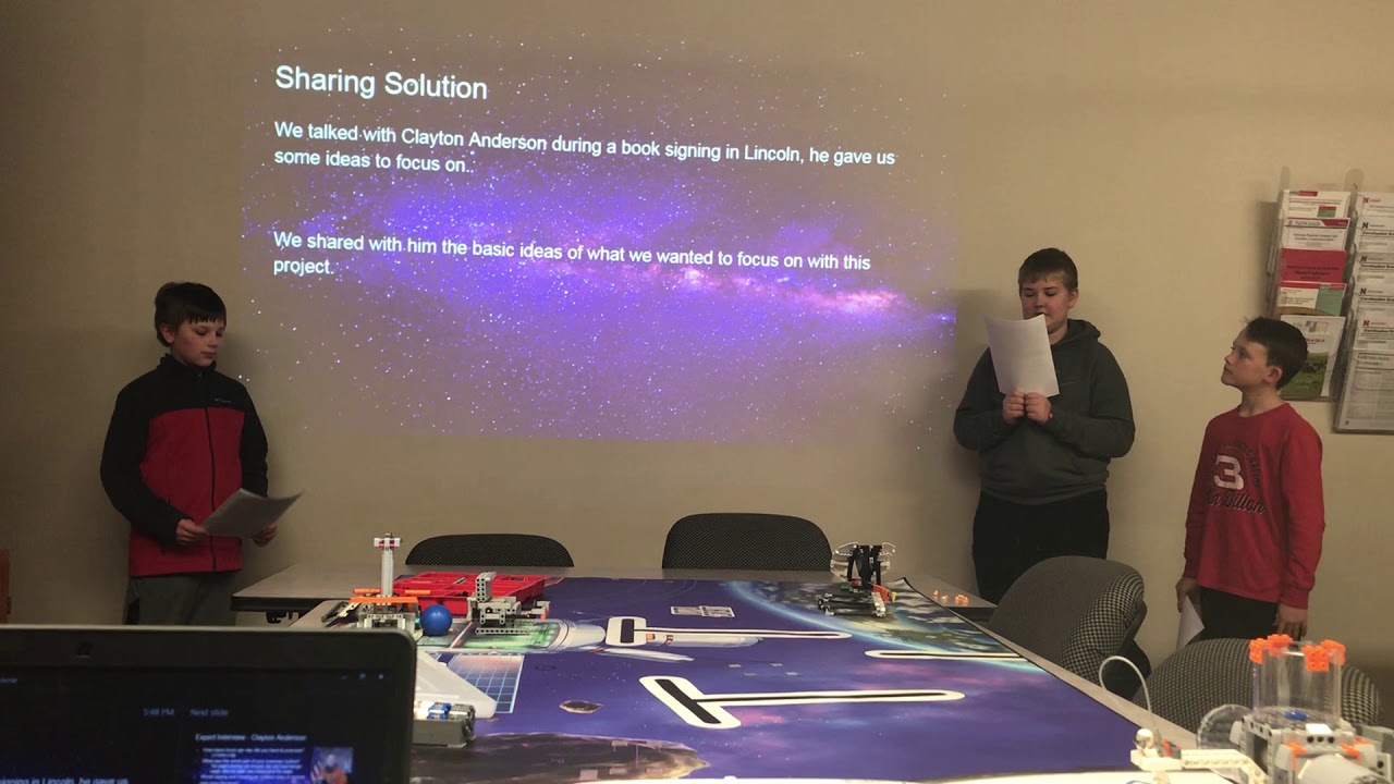 Into Orbit FLL Project Team 1414 - YouTube