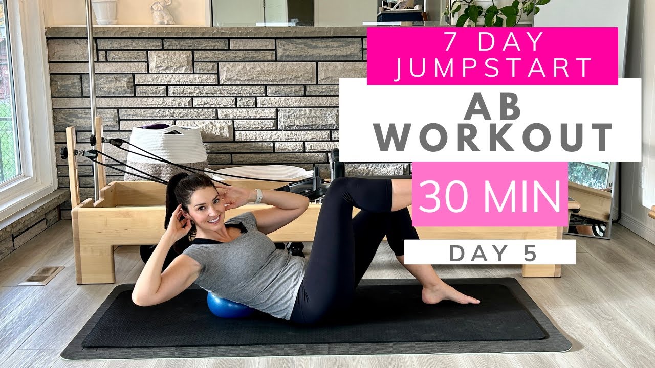 7 Day Jumpstart - Day 5 | Ab Workout with Optional Ball - YouTube