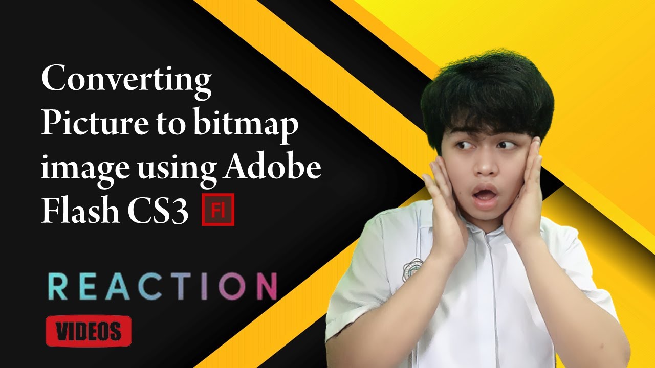 Reaction Video: How to Convert picture into Bitmap Image using Adobe ...