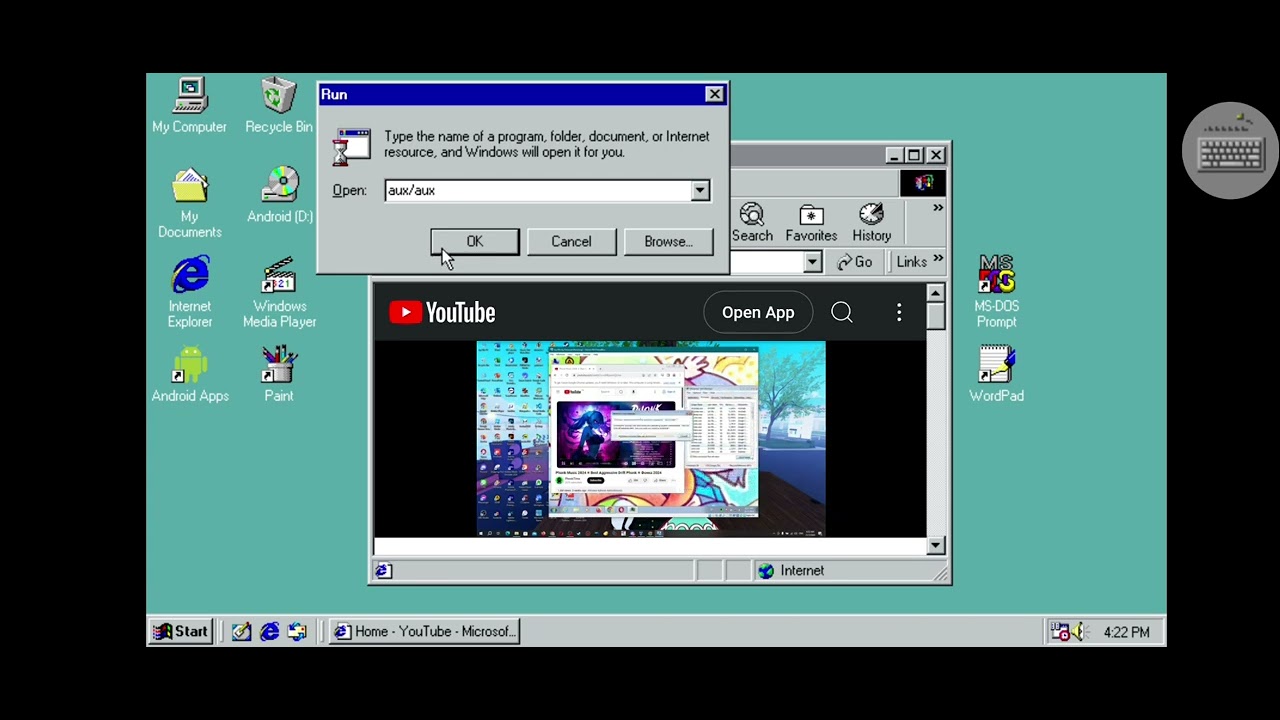 Windows 98 BSOD 4875 - YouTube