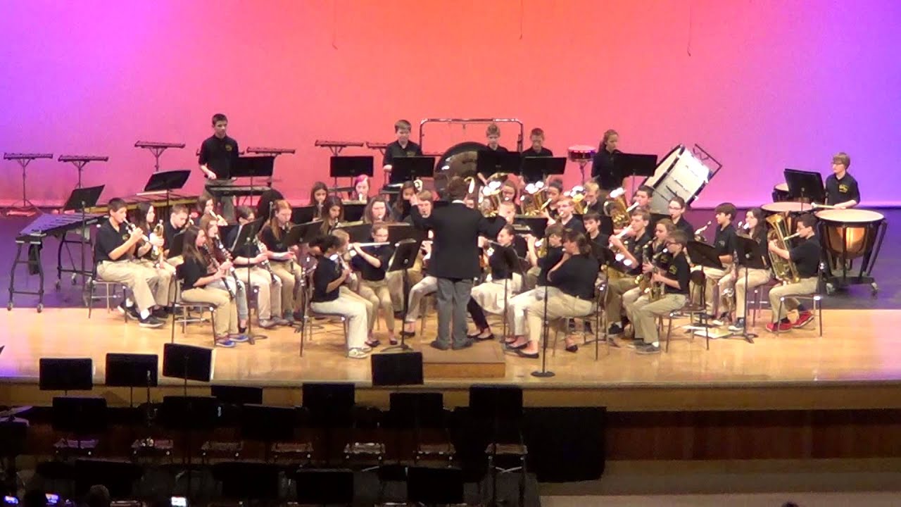 Roberts Middle School 7th Grade Band 12/16/2014 - YouTube