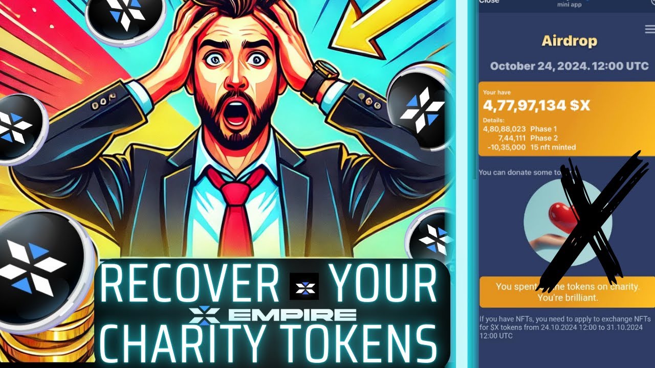 How to Reclaim Your X Empire Tokens from Charity | X Empire टोकन्स को ...