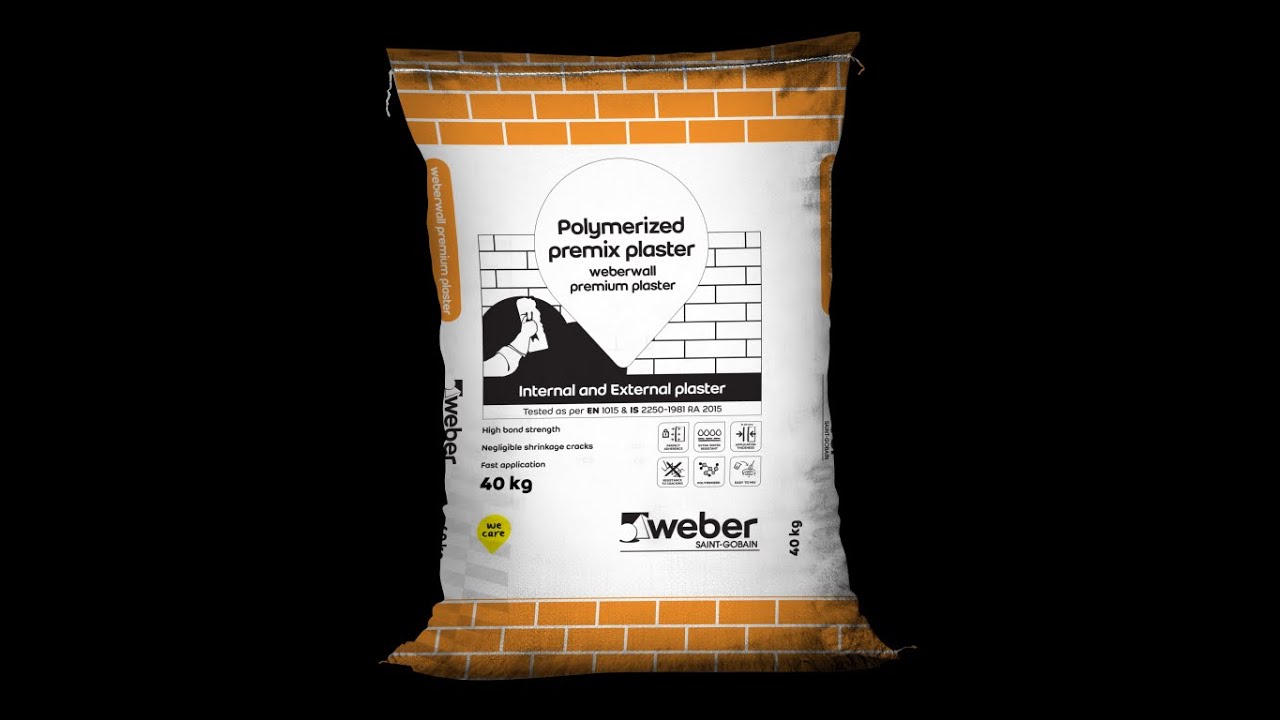 Ready mix plaster - Weber - YouTube