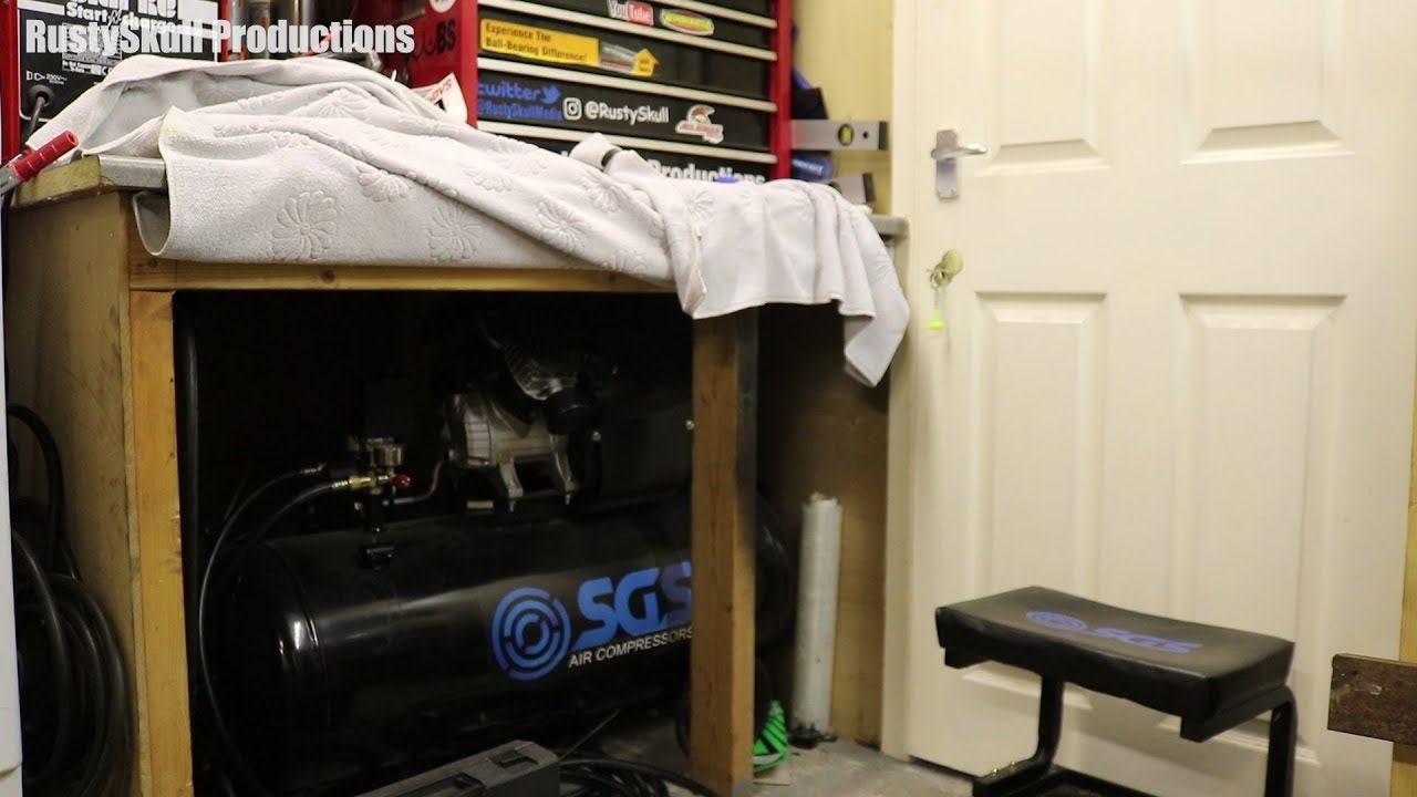 SGS 100L Air Compressor Review - RustySkull Productions - YouTube