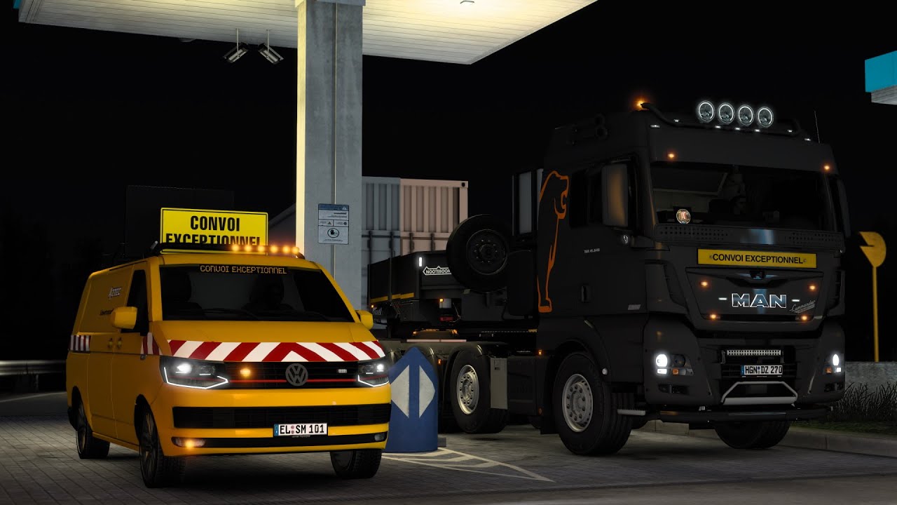 | ETS2 1.44 | Nooteboom Trailer + VW T6 BF3 [GER/DE] - YouTube