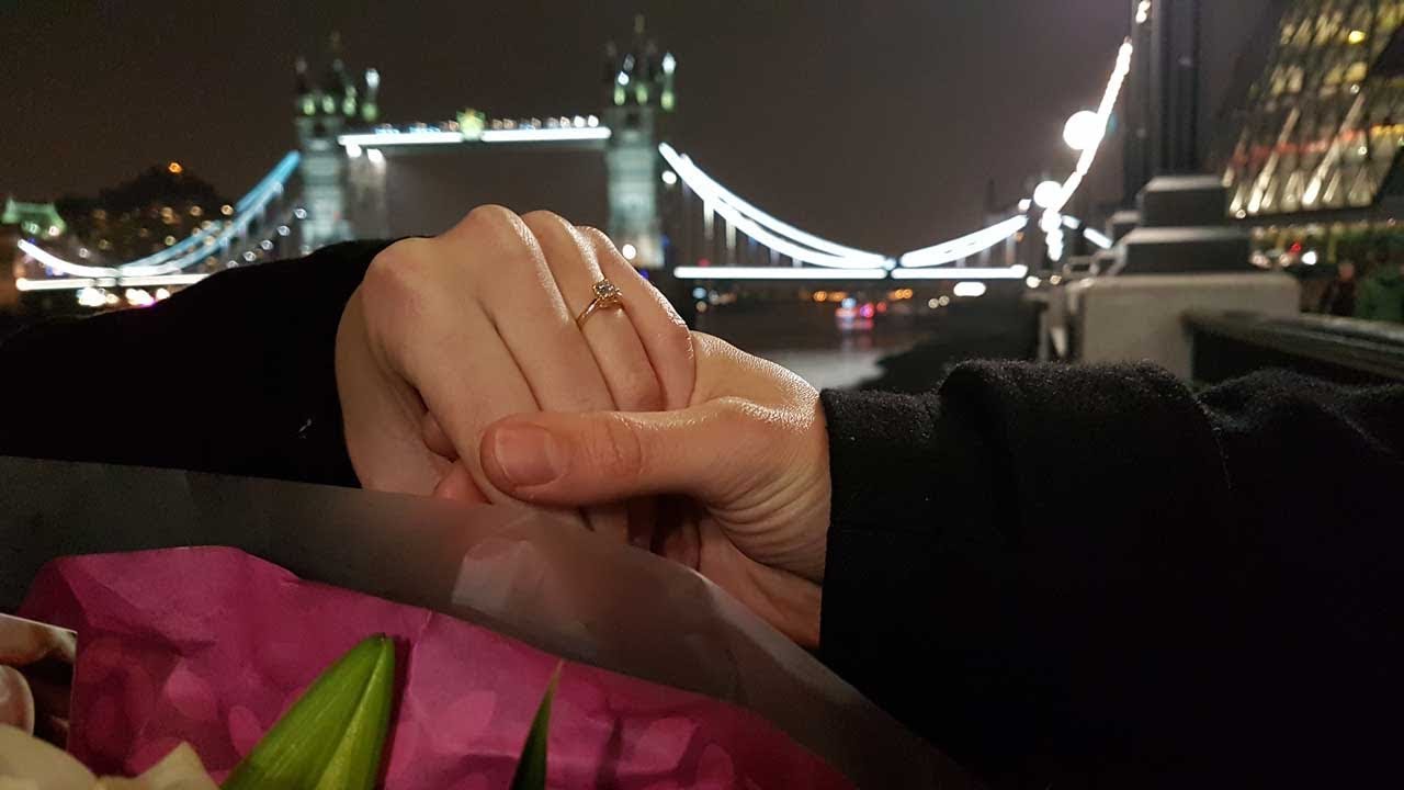Marriage Proposal Tower Bridge - YouTube