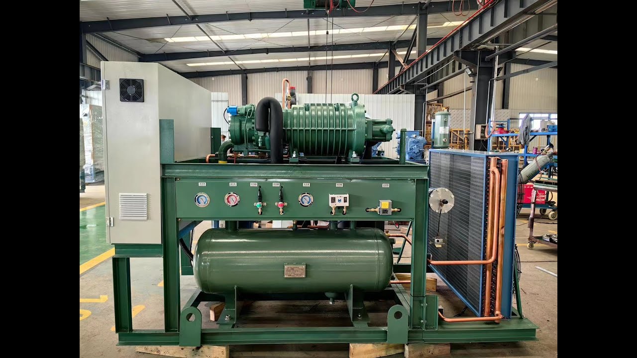 70hp Bitzer Screw Compressor Rack unit with Bitzer compressor HSN7461 ...
