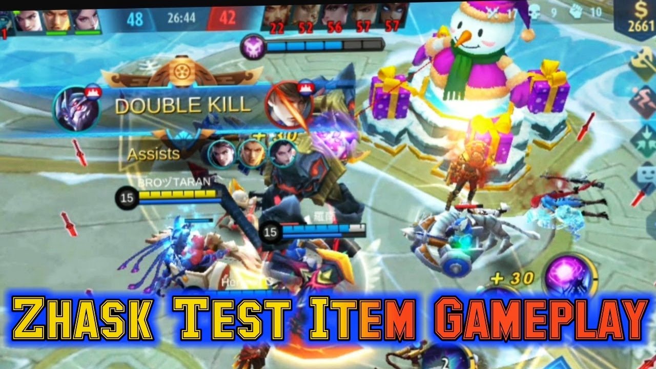 Zhask Test Item Gameplay | Mobile Leagends Khmer - YouTube