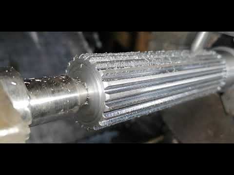 Types of splines used in shaft gear manufacturing - YouTube