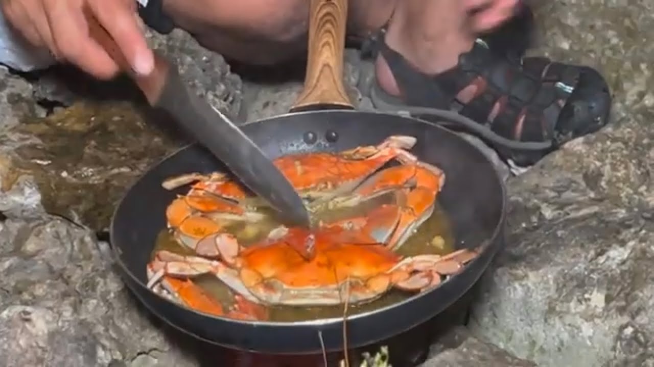 jumbo jaibas capturadas y cocinadas - YouTube