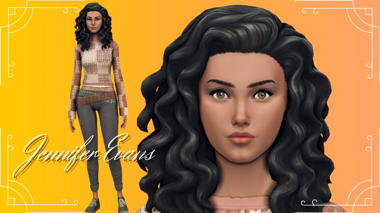 🌸JENNIFER EVANS || CREATE A SIMS - The Sims 4 [NoCC]🌸 - YouTube