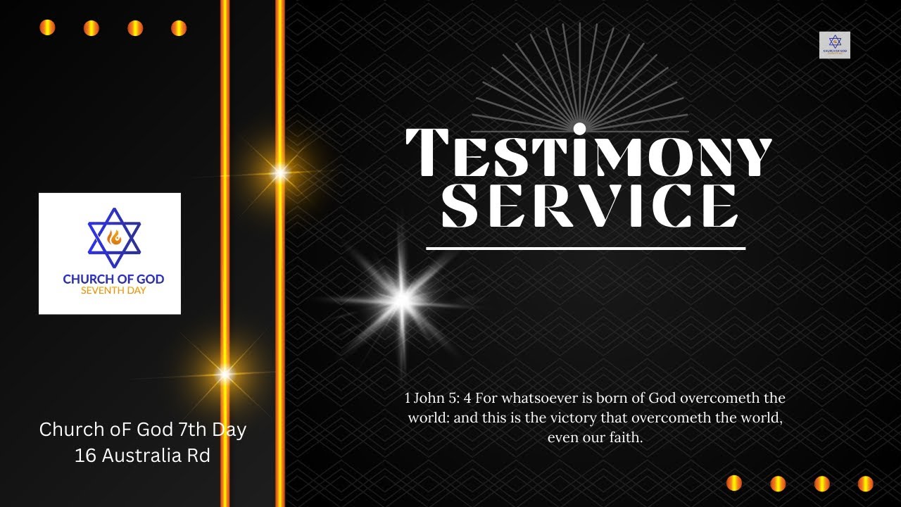 Testimony Service (July 24, 2023) - YouTube