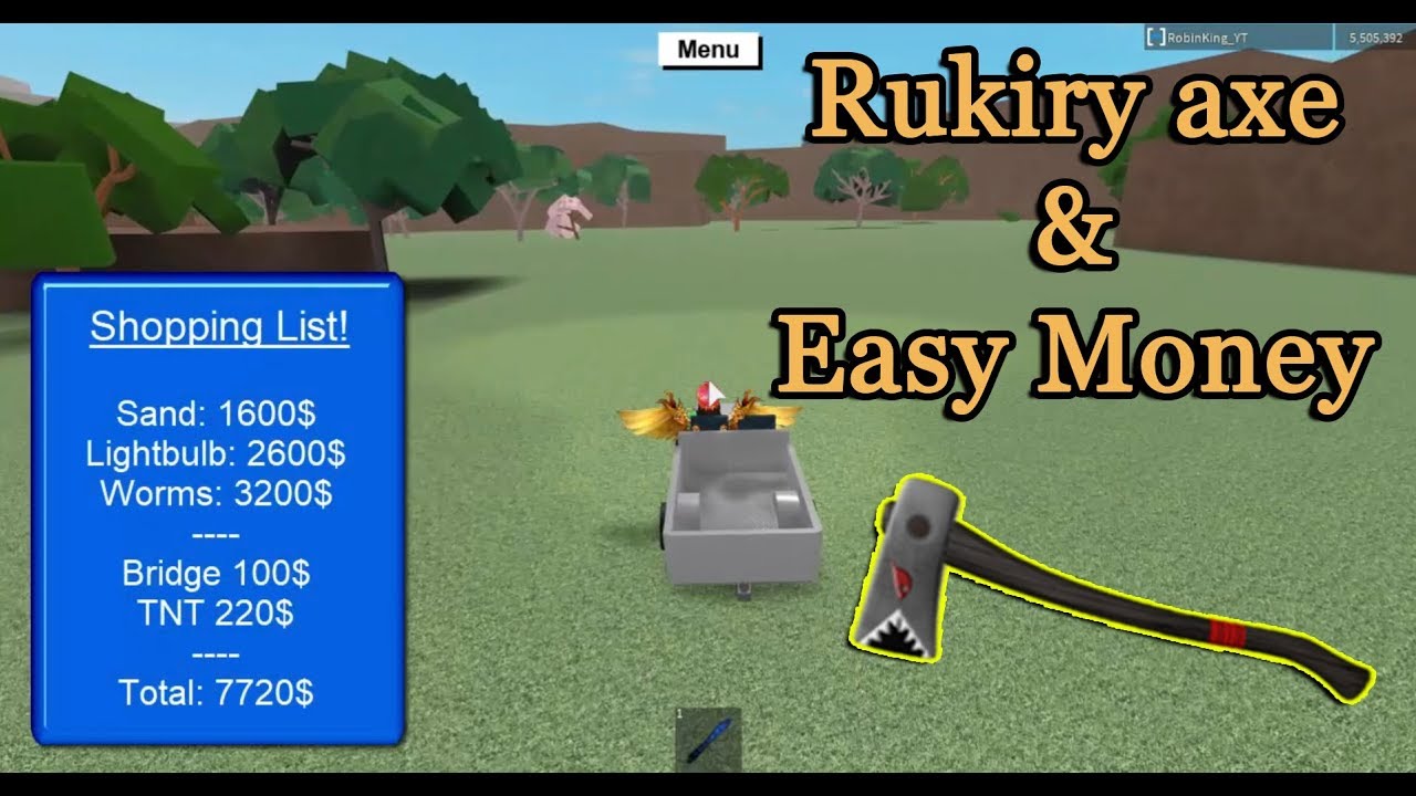 Lumber Tycoon 2 Tutorial | How to get the Rukiry axe | And LOADS of ...