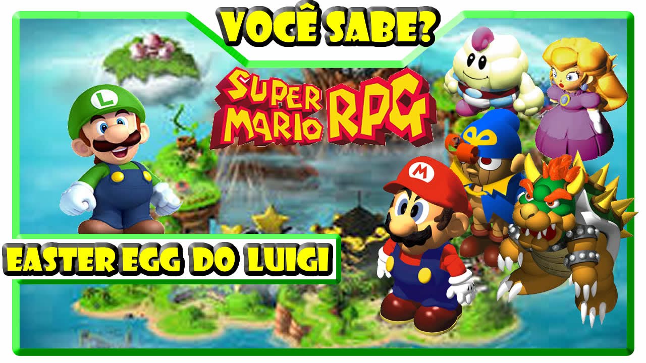 Easter Egg do Luigi em Super Mario RPG | Games Land - YouTube