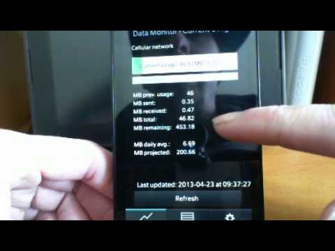 Data Monitor - BlackBerry 10 App Review - YouTube
