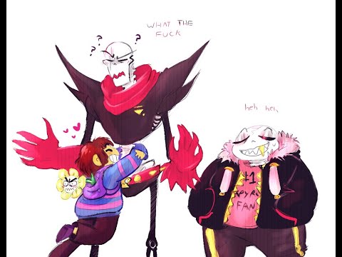 Befriending papyrus! (Underfell Dub!) - YouTube