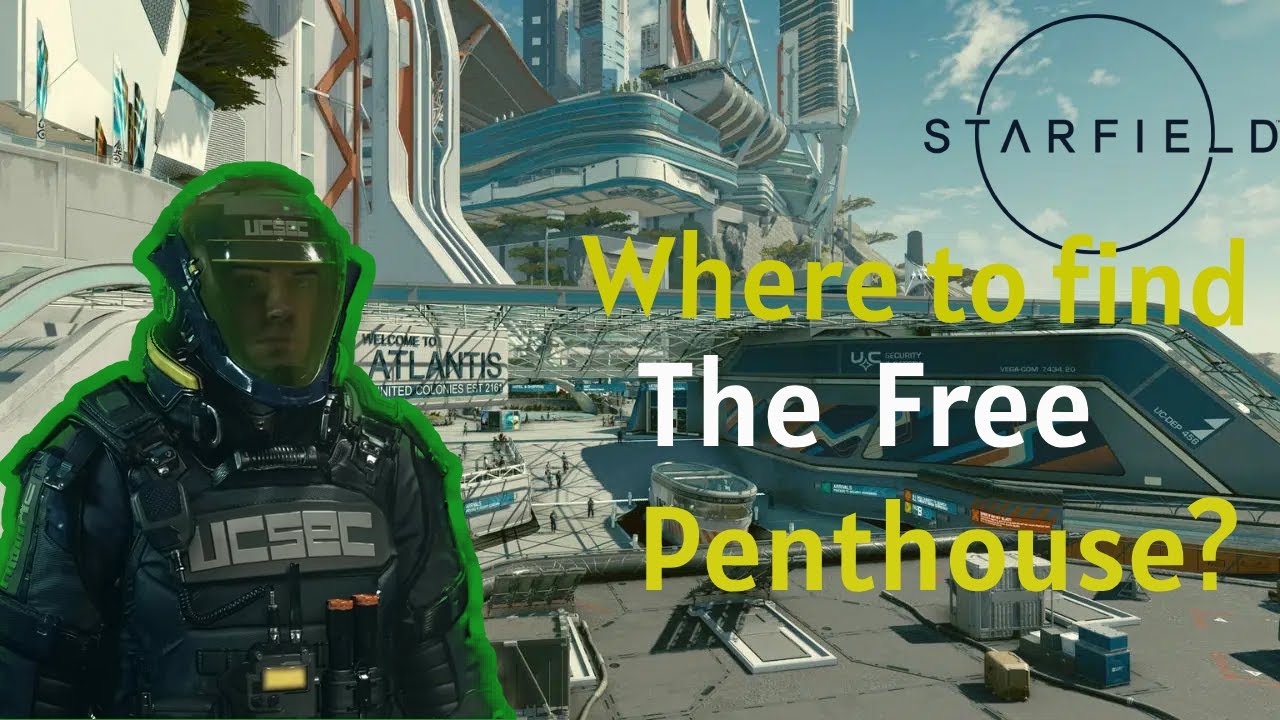 Free Penthouse In New Atlantis Location (Starfield) - YouTube
