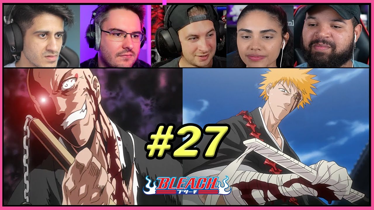 BLEACH EP27 | IKKAKU'S DEFEAT | Reaction Mashup - YouTube