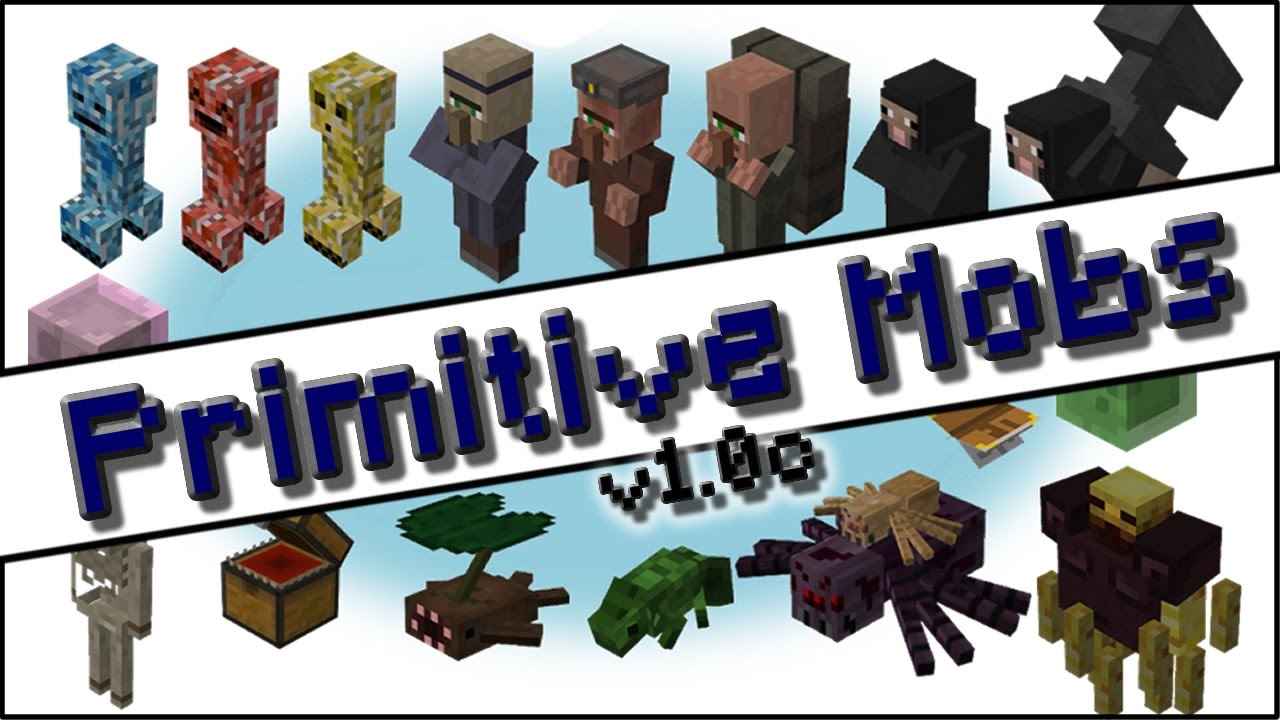 [MOD] [FR] Primitive Mobs v1.0c - Présentation - YouTube