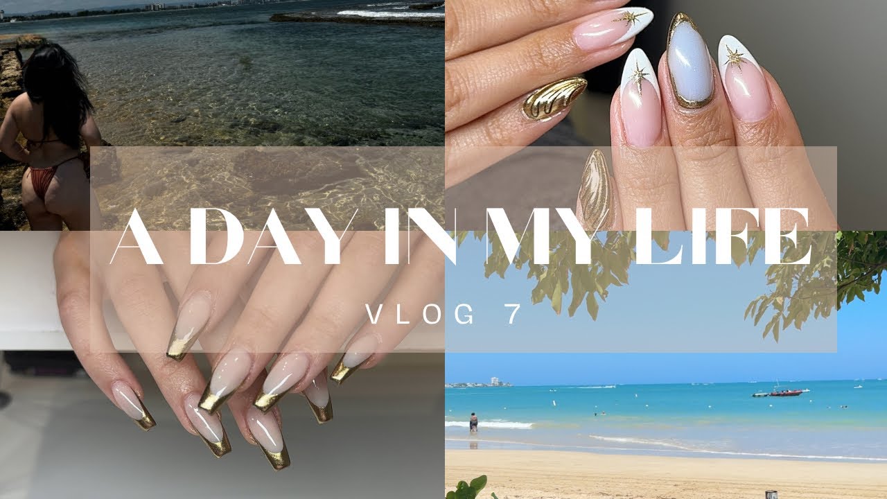 VLOG 7 | Nails Of The Day | Trip To Puerto Rico | DIML As A Nail Artist - YouTube